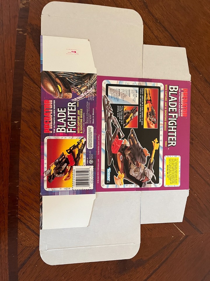 VINTAGE 1993 Kenner PREDATOR BLADE FIGHTER BOX ONLY For Action Figure ...
