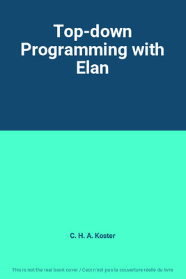 Top-down Programming with Elan | eBay
