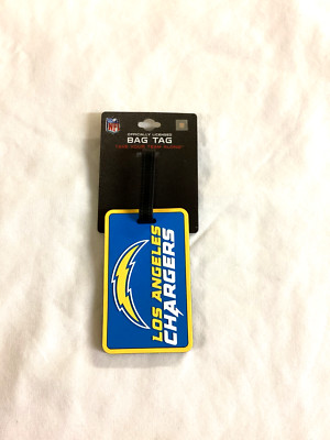 NFL Official Los Angeles Chargers Luggage Tag Travel Bag ID Golf Tag ...