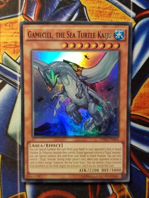 Gameciel the Sea Turtle Kaiju OP02-EN004 Super Rare Mint Condition | eBay