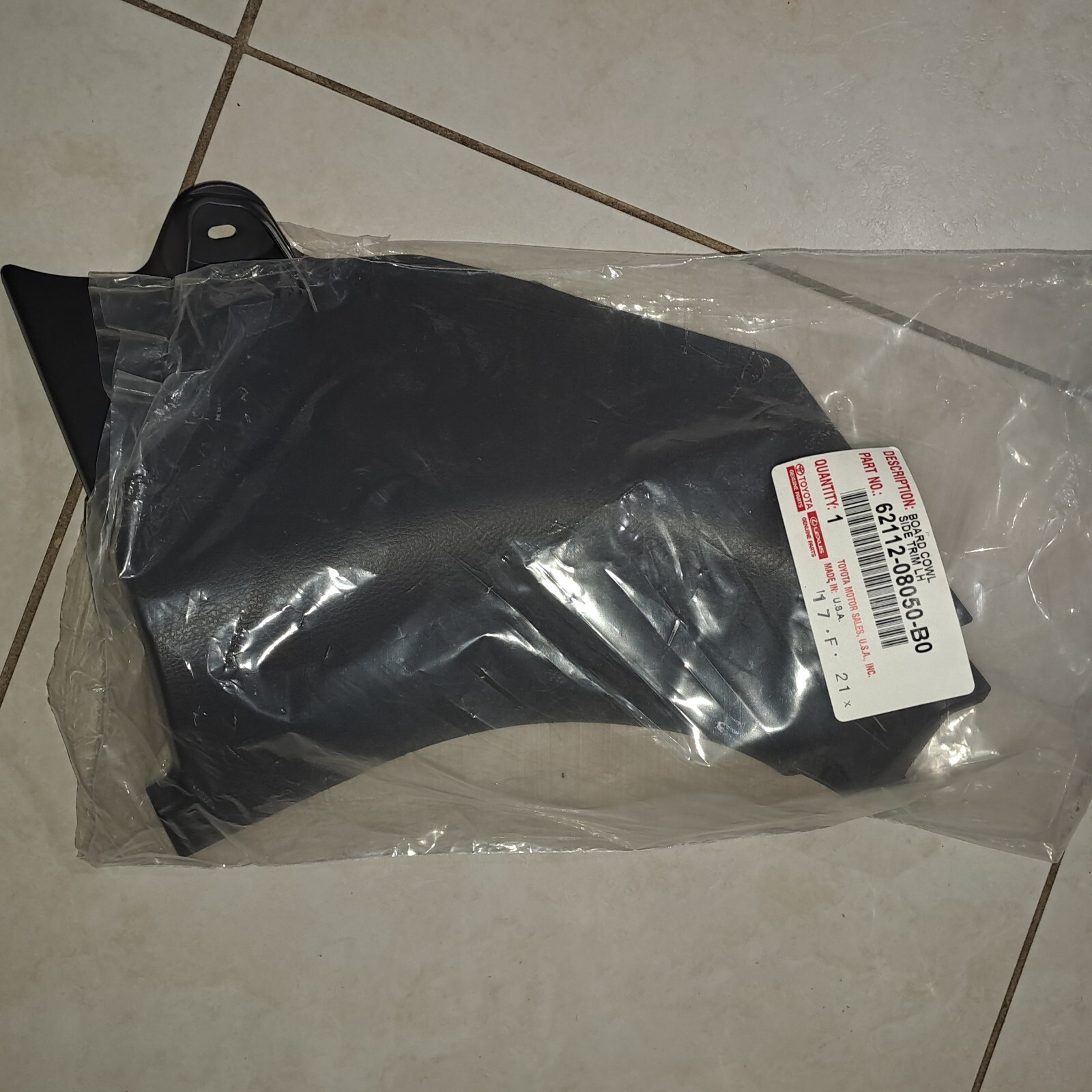 2021 2022 2023 toyota sienna Driver side Trim LH part no. 62112-08050 ...