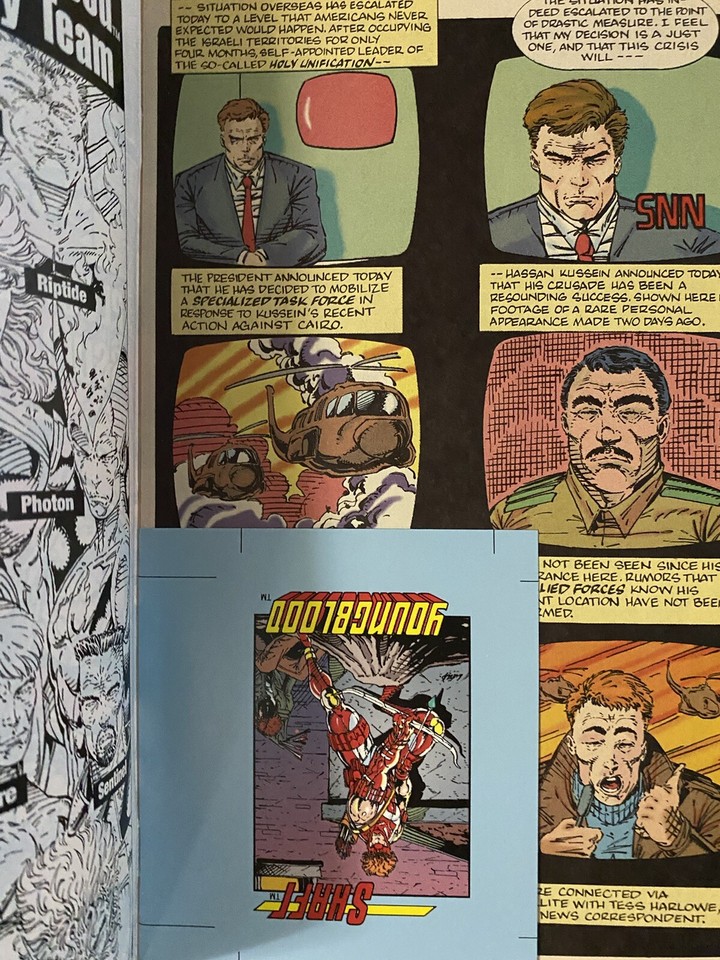 Youngblood #1 1992 Original Comic Book w Attached Inserts First Image ...