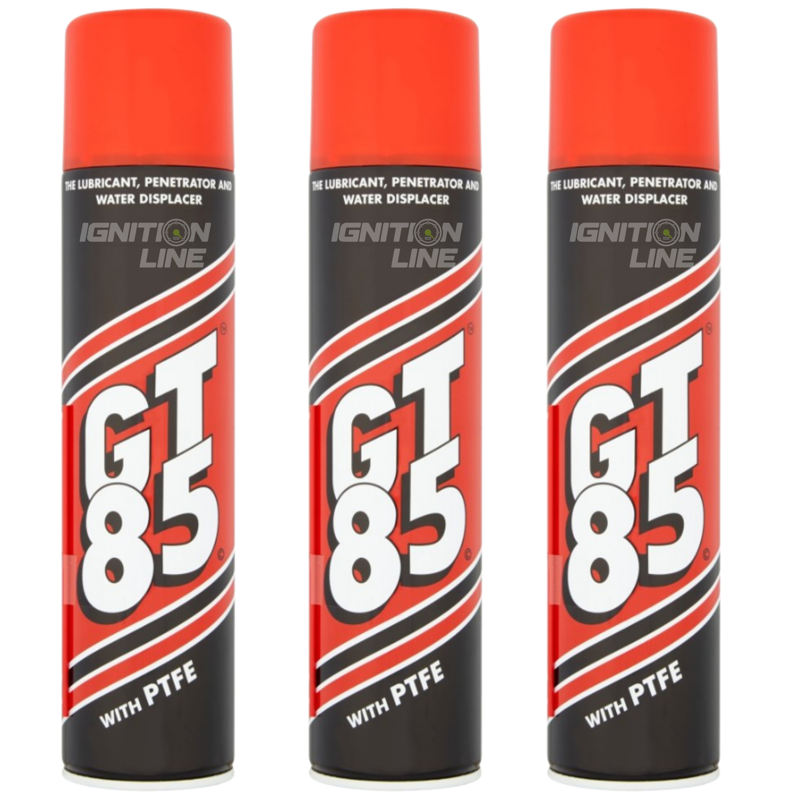 3 x GT85 Spray Lube PTFE Lubricant Penetrator Water Displacer Corrosion ...