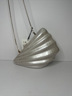 Zara Pearl Seashell Crossbody Clutch Bag Beach Bag White Shells | eBay