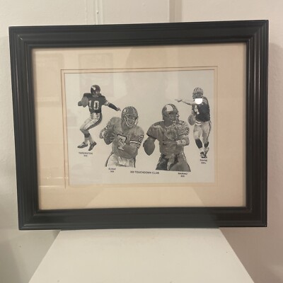 NFL Quarterback/Brett Favre Art Drawings Frank Nareau | eBay