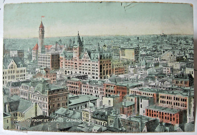 1910 era Toronto, Ontario, Canada from St. James Cathedral postcard | eBay