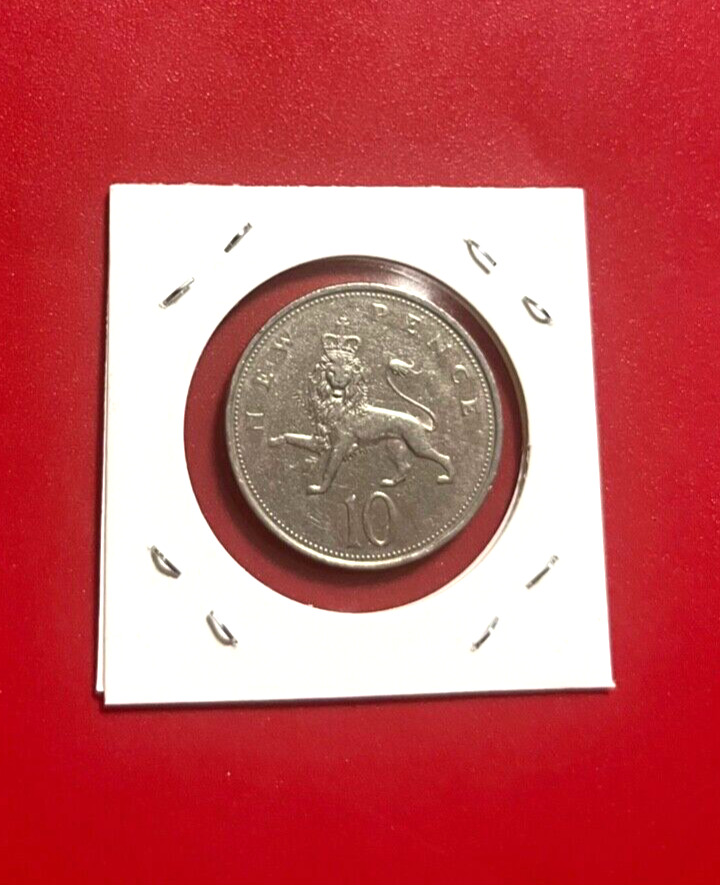 1970 10 NEW PENCE UK COIN - QUEEN ELIZABETH II - NICE WORLD COIN !!! | eBay