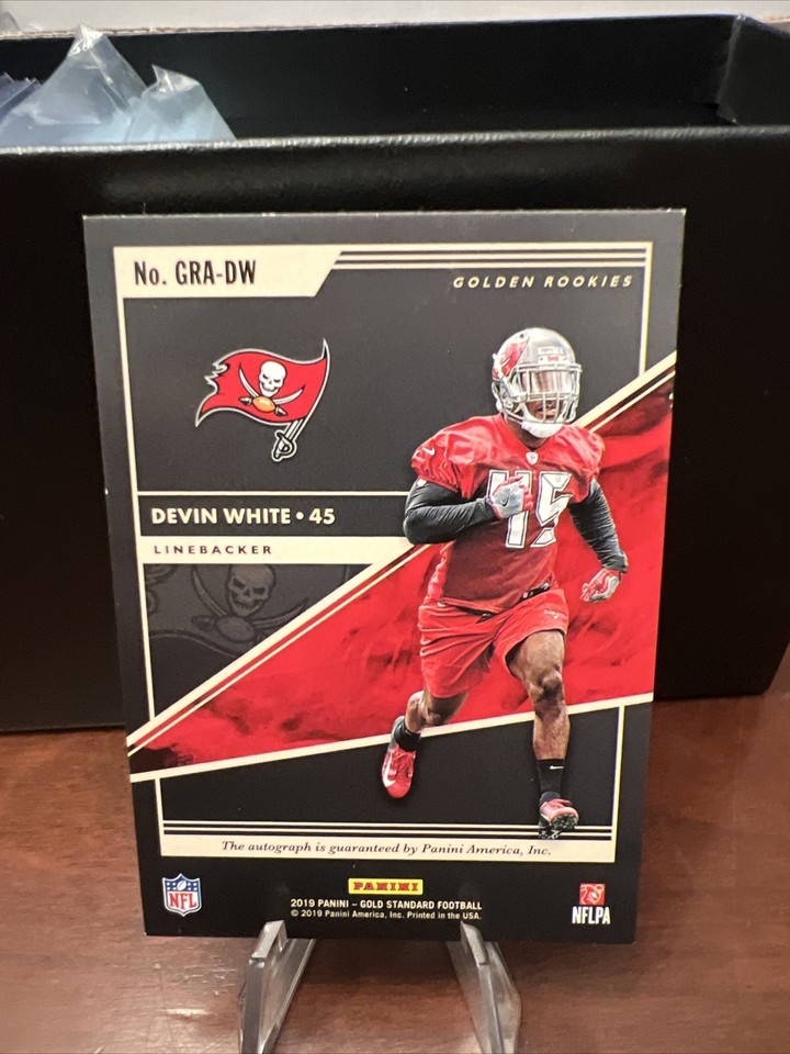 2019 Panini Gold Standard Golden Rookies /199 Devin White #GRA-DW ...