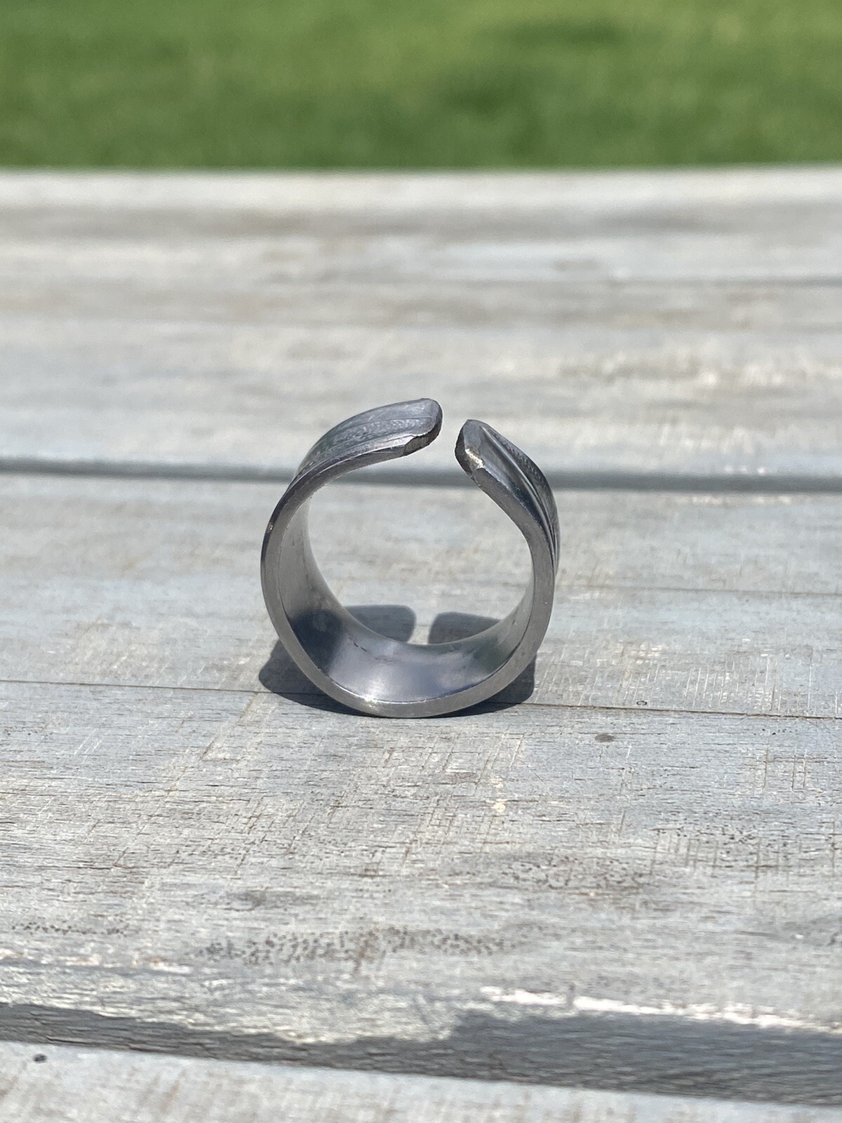 Homemade Spoon Ring Size US 10 Jewellery Recycled | eBay