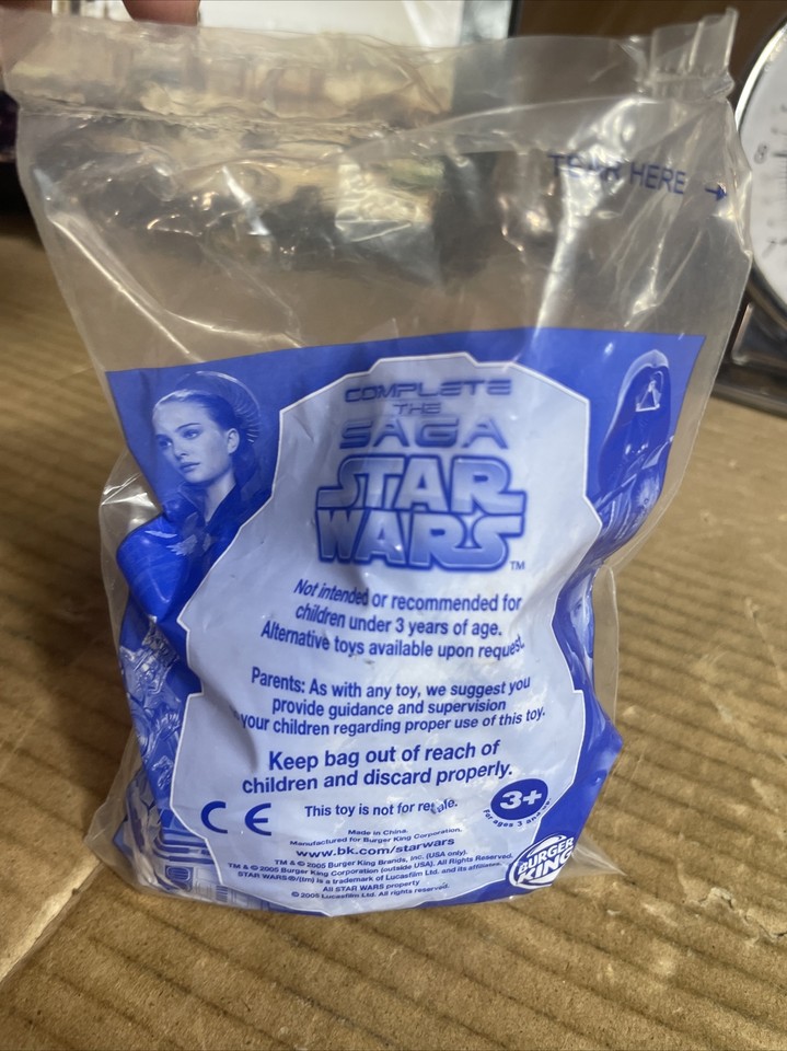 2005 Star Wars Episode III Revenge Sith Mace Windu Figure Burger King ...