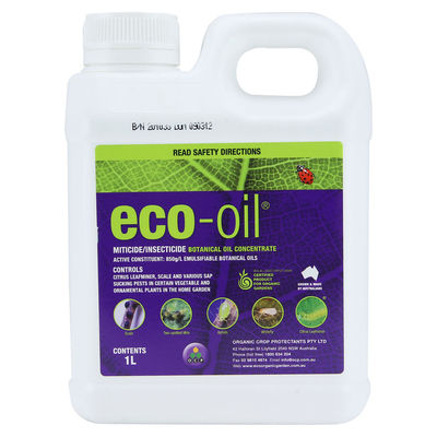 ECO OIL INSECTICIDE - 1 Litre Concentrate - Botanical Oil - Registered ...