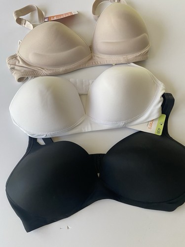Warners Black 40B Light Lift For Easy Support, White Bra 38B. Cream 38B ...