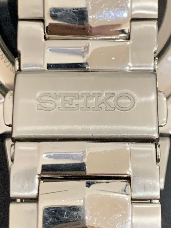 Seiko Coutura 8B92-0AL0 Chronograph Date Stainless Steel Solar Mens ...