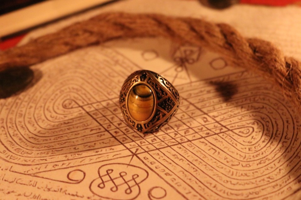 RING of TWO KINGDOMS – King Solomon & Belial Talisman for Divine ...