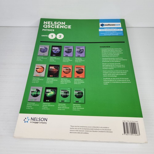 Nelson QScience Physics Units 1 & 2 (Student Book Only) by Scott ...