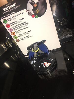 Heroclix Batman: the Animated Series set Batman #001a Common figure w ...