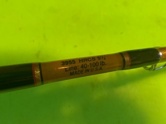 VINTAGE PENN TUNA STICK 5 FOOT 6 INCH 40 TO 100 POUND RATED TROLLING ...
