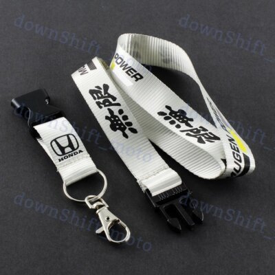 Lanyard Silver Mugen Keychain Quick Release Key Chain Strap For HONDA ...