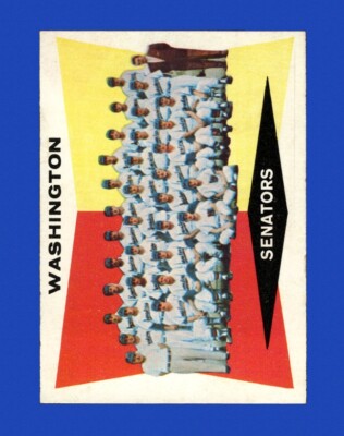 1960 Topps Set-Break # 43 Washington Senators Team VG-VGEX *GMCARDS* | eBay