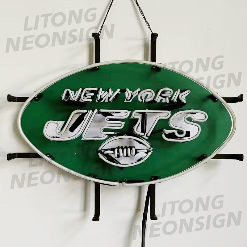 New York Jets Neon Signs 19x15 Bar Sport Pub Restaurant Wall Decor | eBay