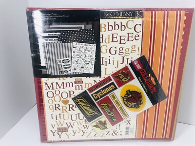 🔥 Rare Iowa State Cyclones 12 X 12 Scrap Book • Stickers School Colors ...