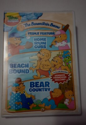 The Berenstain Bears Triple Feature Dvd, Home run Cubs, Beach Bound ...