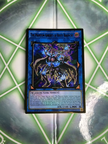 The Phantom Knights of Rusty Bardiche MAGO-EN040 Yugioh Mint Maximum ...