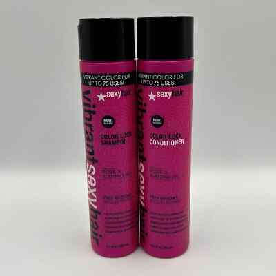 Vibrant Sexy Hair Color Sulfate-Free Lock Shampoo & Conditioner 10.1 oz ...