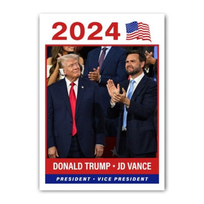 Donald Trump JD Vance 2024 Election Novelty Custom Presidential Trading ...