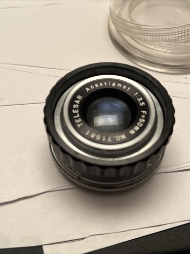 Telesar Anastigmat 50mm f/3.5 Enlarging Lens w/Retaining Ring | eBay