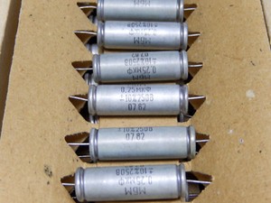 0.25uF 10% 250V Russian Paper Capacitors. Lot of 25pcs. MBM | eBay
