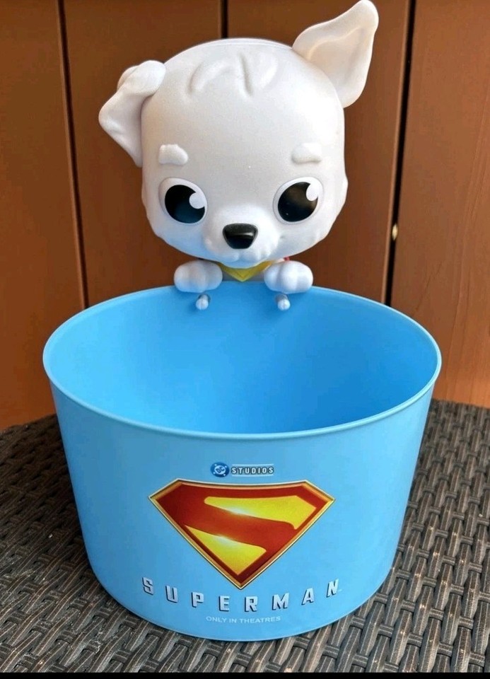 Superman Movie (2025) Krypto Popcorn Bucket New Regal | eBay