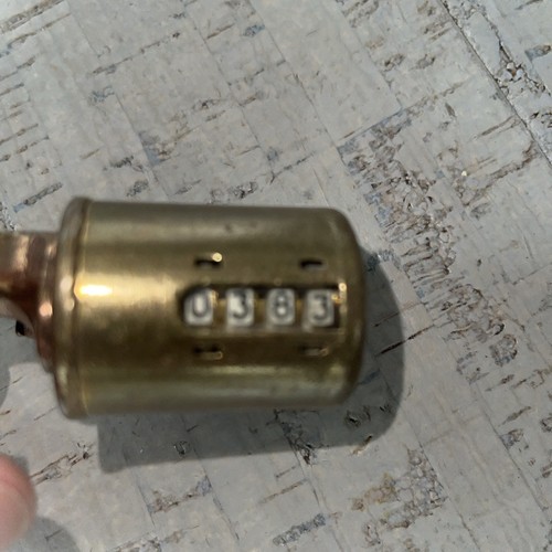 USPS Reg'd Mail **L**Lock Postal Rotary Padlock Post Registered no Key ...