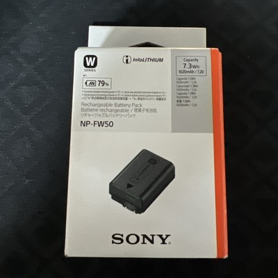 Sony infoLITHIUM W-Series 7.2V Rechargeable Battery Pack NP-FW50 Black ...