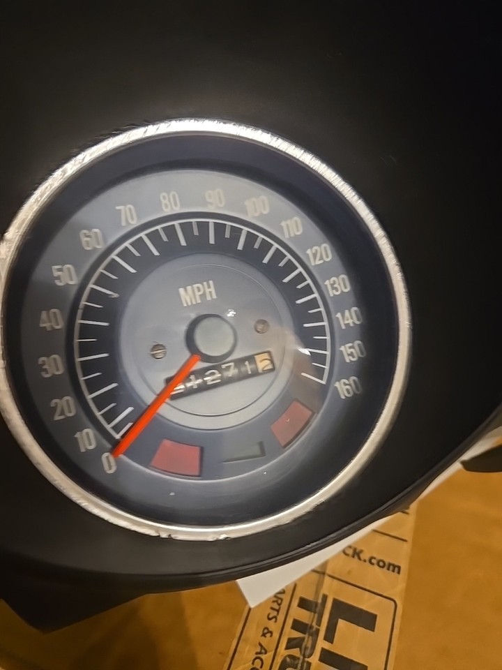 1968 Firebird 160 MPH Speedometer Dash Gauge Cluster Used Oem Nice | eBay