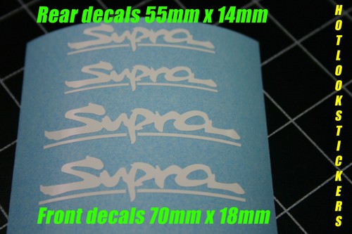HIGH TEMP SUPRA BRAKE CALIPER Stickers Decals to suit brembo type ...