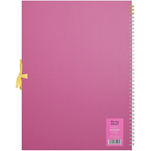 Maruman Sketchbook Art Spiral F4 Atsugi Art paper 24 pink S314-08 NEW ...
