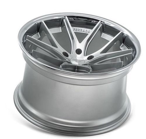 22" FERRADA FR2 MACHINED SILVER CONCAVE WHEELS RIMS FITS CAMARO LT SS ...