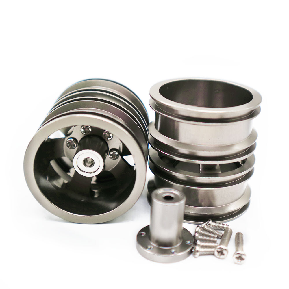 Alloy double rear metal tire wheel rim for Wpl 1/16 B14 B24 B16 B36 Rc ...