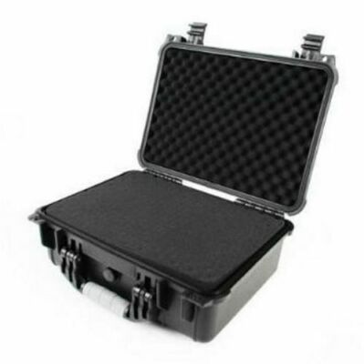 16" Hard Shell Weatherproof Case For Guns DSLR HD Camera Lense Pull ...