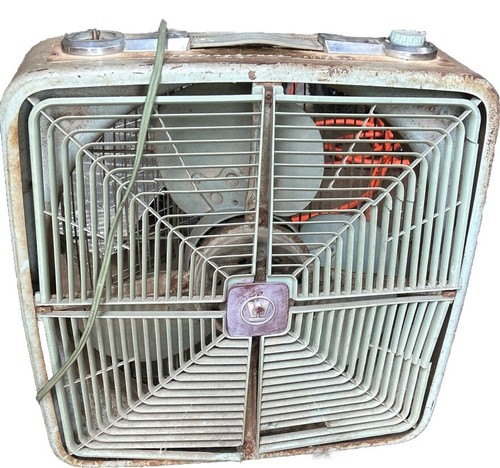 Vintage Industrial WESTINGHOUSE reversible exhaust IN/OUT 2 Speed metal ...