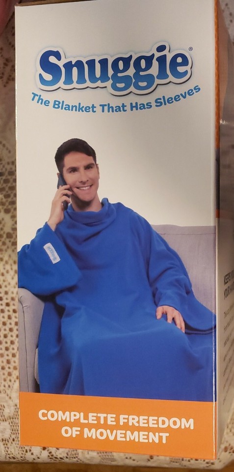 Snuggie- The Original Wearable Blanket That Has Sleeves Warm Cozy Super ...