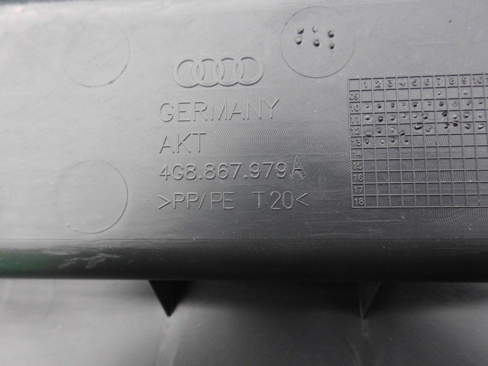 Audi A7 C7 4G Ab 2010-2018 Verkleidung Abdeckung Heckklappe Schwarz ...