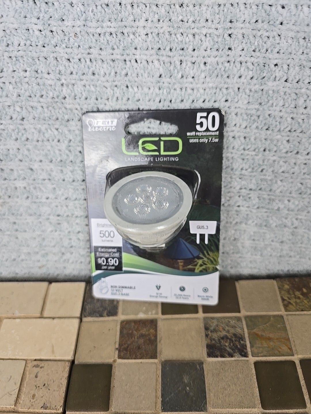 50w LED Light Bulb Feit Electric 12v Landscape Lighting Gu5.3 Base 500 ...