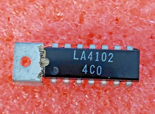 1pcs LA4102 2-CHANNEL AF POWER AMP, FOR RADIO, TAPE RECORDER 3005A Sanyo | eBay