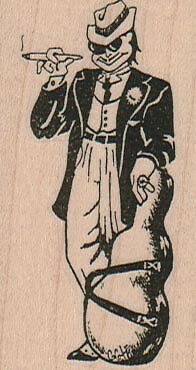 Kewl Dude 1 1/2 x 2 1/2" Rubber Stamp, Person Stamp, Man Stamp | eBay