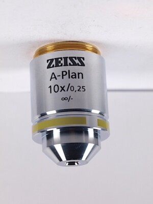 Zeiss A-Plan 10x M27 Thread Infinity Microscope Objective | eBay