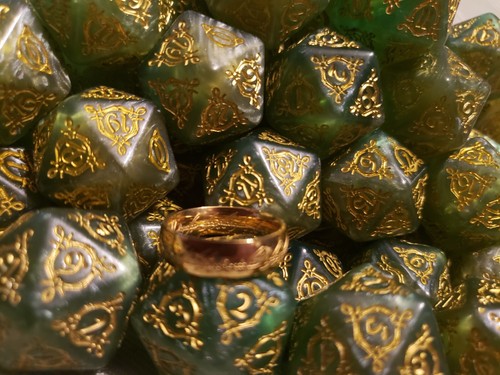 MAGIC Lord of the Rings Oversized D20 Spindown Die Dice MtG LotR | eBay