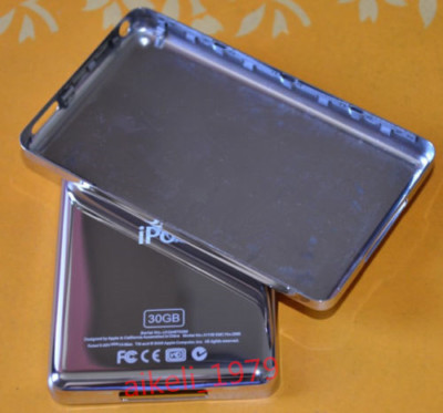 Metal Back Rear Housing Case Cover for iPod Video 30GB Classic 6/7th 80 ...