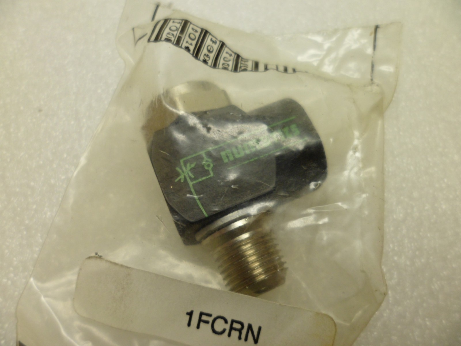 NUMATICS 1FCRN PNEUMATIC FLOW CONTROL VALVE ADJUSTABLE LOT OF 2 NOS ...